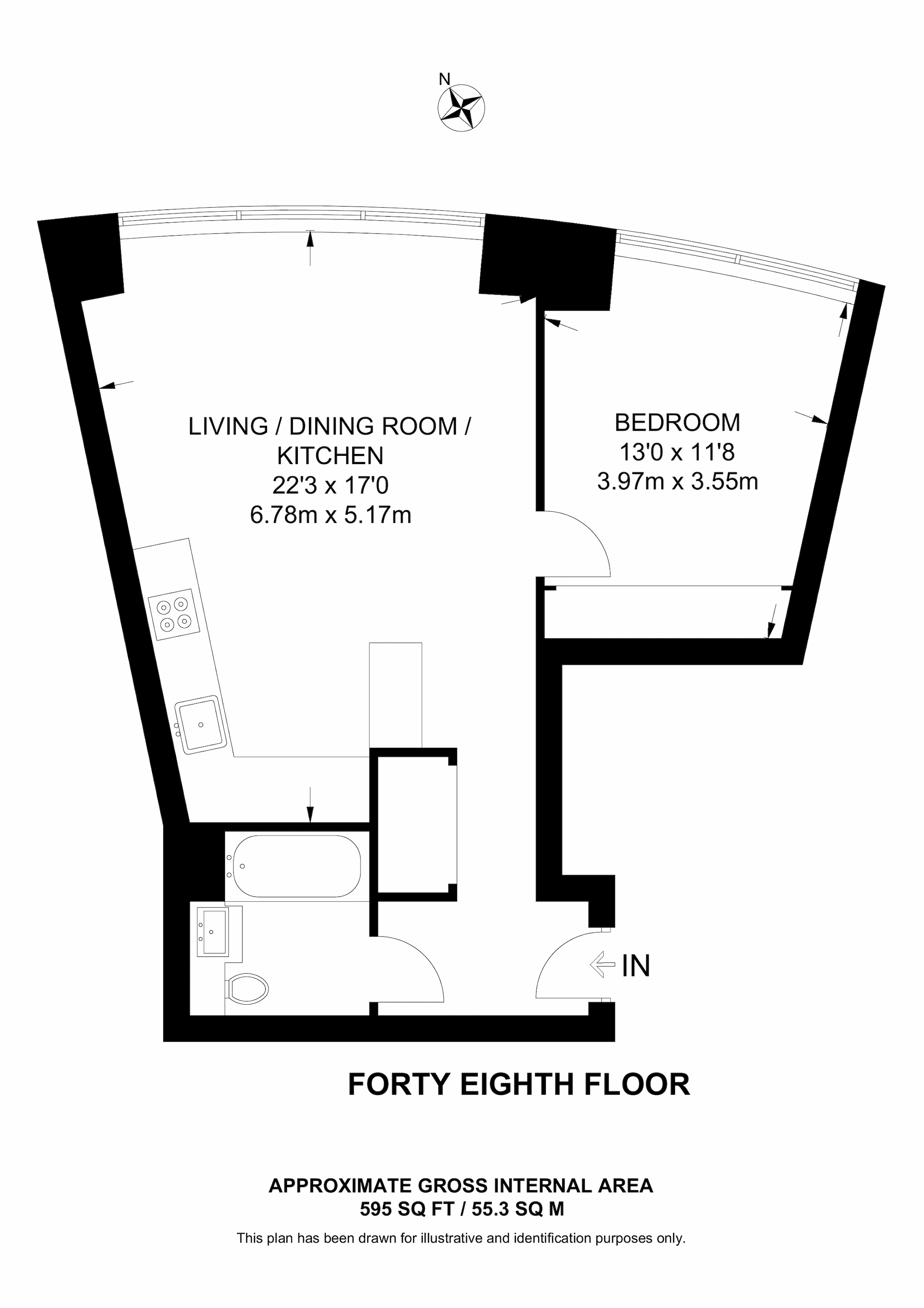 Aspen, Canary Wharf, E14. New Homes Foxtons