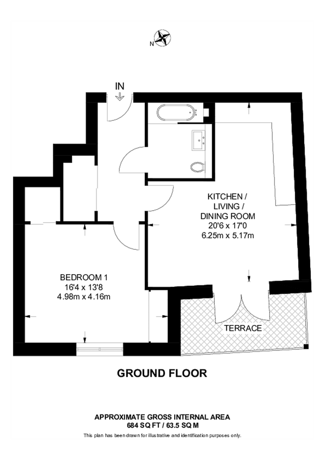 London square wandsworth common, Wandsworth, SW17. New Homes Foxtons