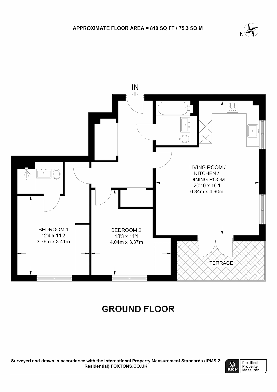 London square wandsworth common, Wandsworth, SW17. New Homes Foxtons
