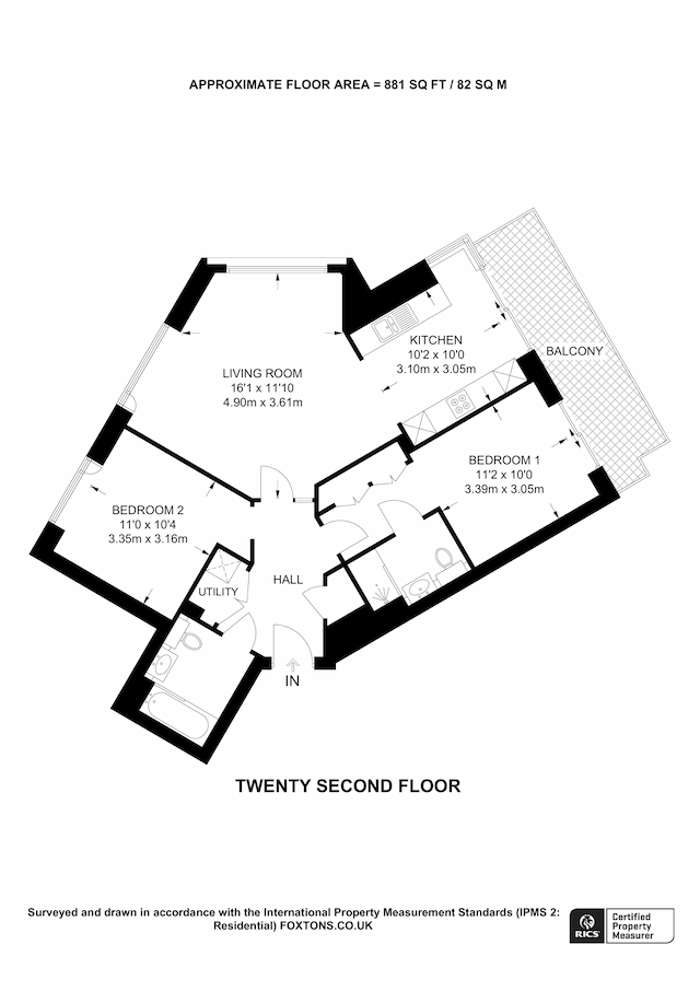 Wandsworth mills, Wandsworth, SW18. New Homes Foxtons