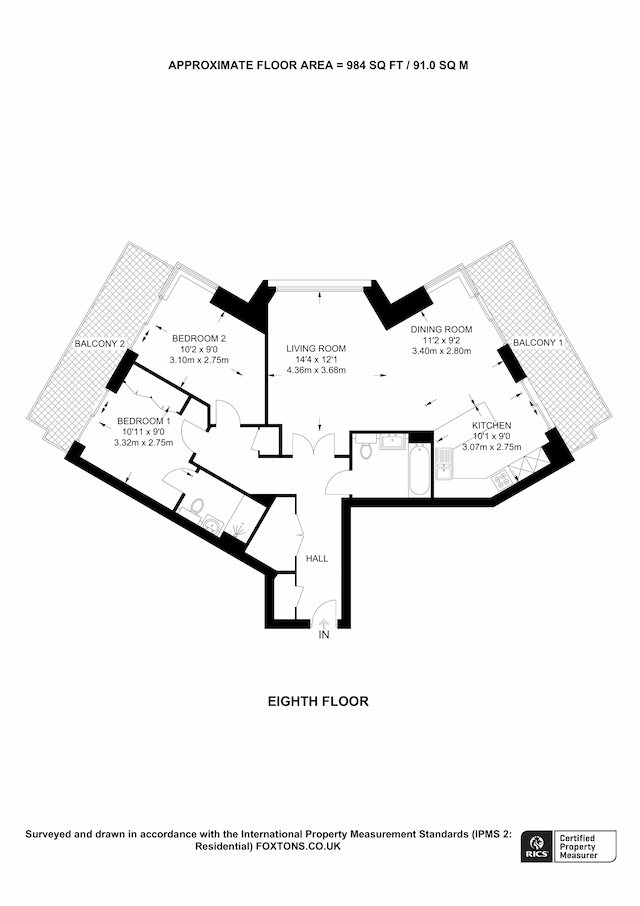 Wandsworth mills, Wandsworth, SW18. New Homes Foxtons