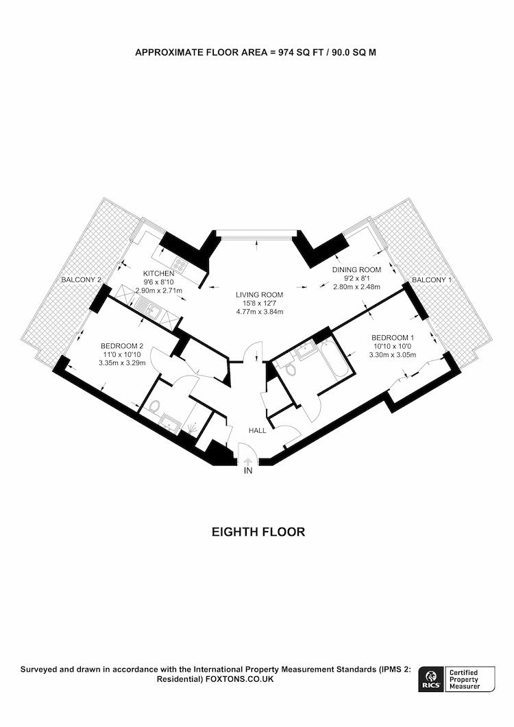 Wandsworth mills, Wandsworth, SW18. New Homes Foxtons
